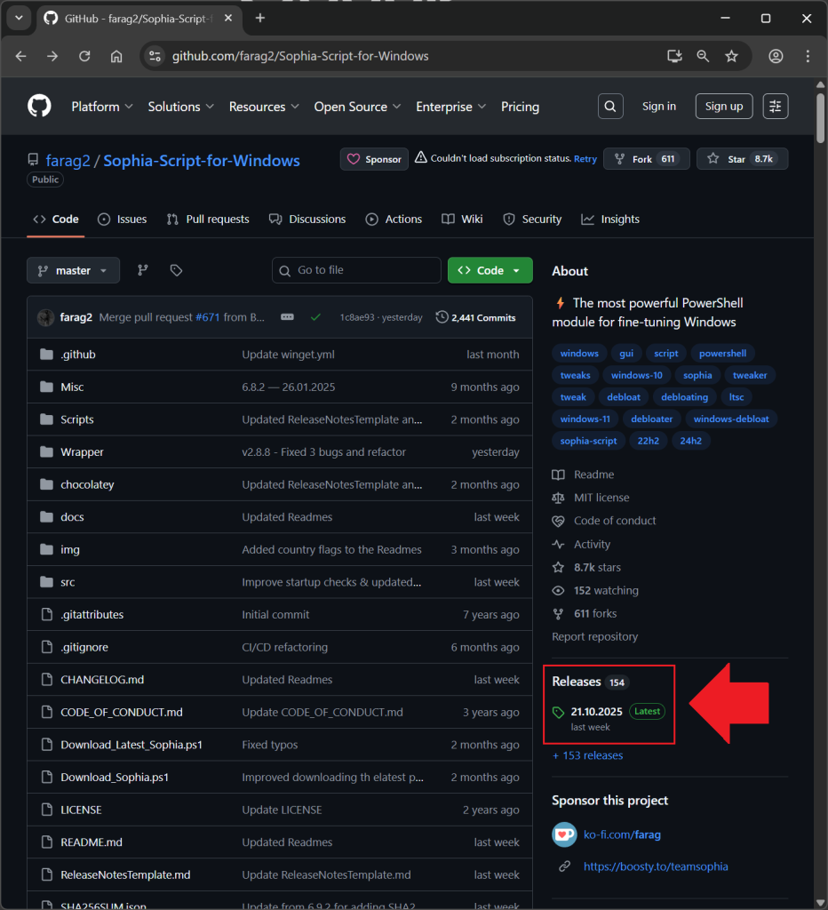 Sophia Script Wrapper for Sophia Script for Windows