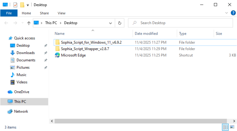 Sophia Script Wrapper for Sophia Script for Windows